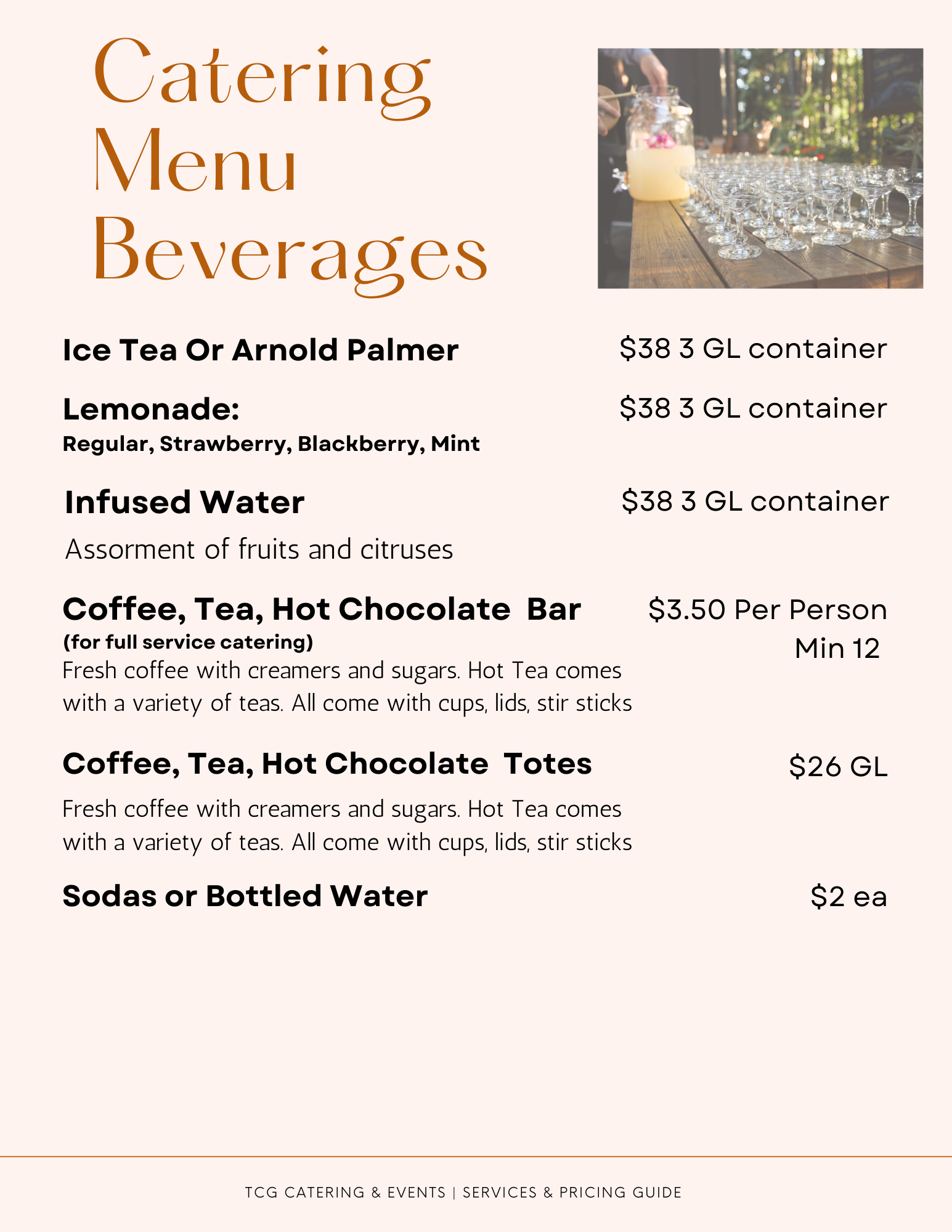 Catering Info and FAQs | The cooking goddess