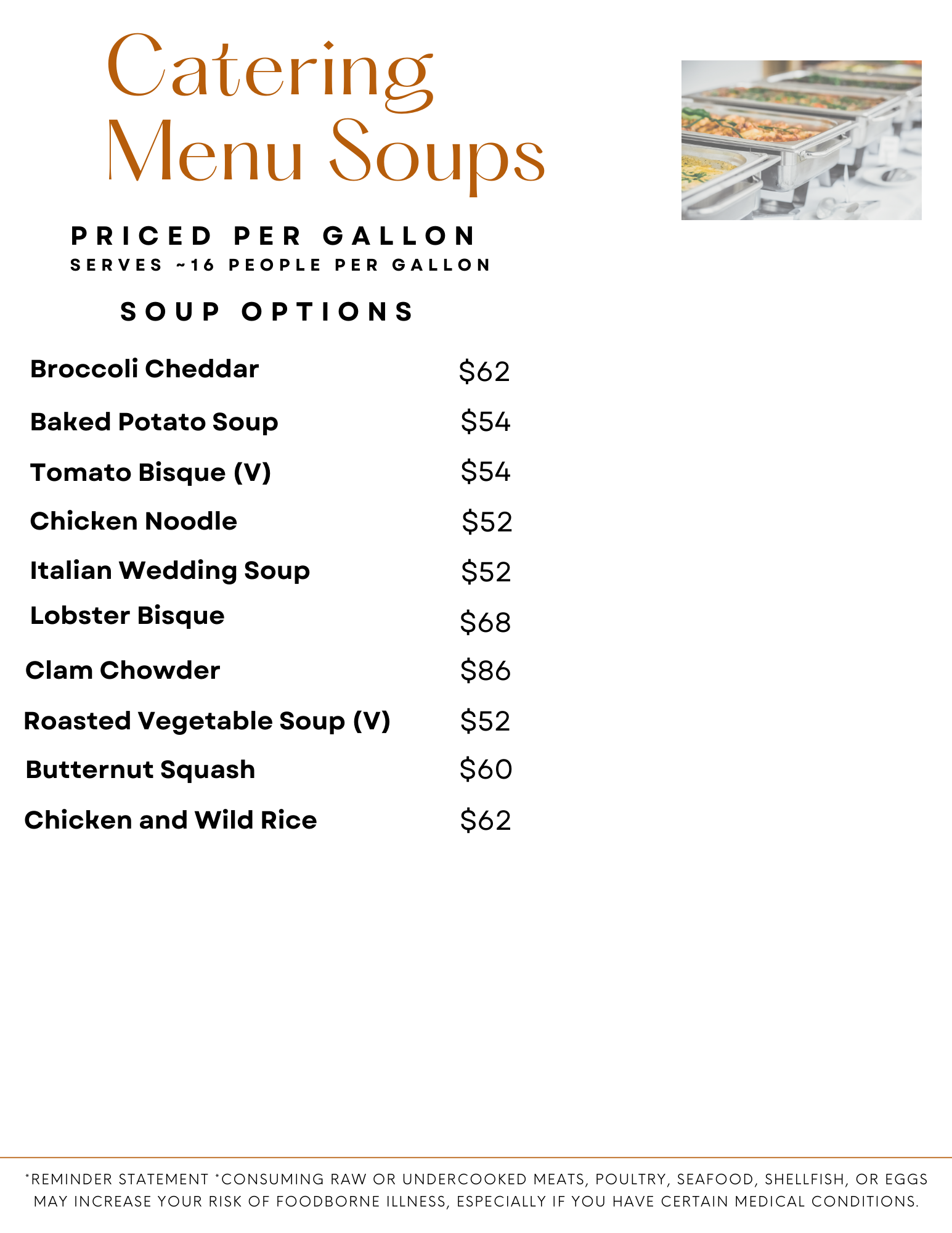Catering Info and FAQs | The cooking goddess